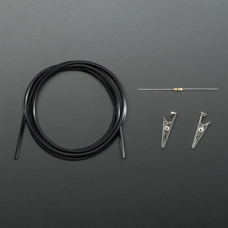 Conductive Rubber Cord Stretch Sensor + Extras (3m long) - The Pi Hut