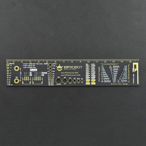 DFRobot PCB Engineering Ruler - Mini (6.3") - The Pi Hut