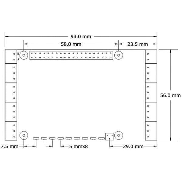 Eight MOSFETS 8-Layer Stackable HAT for Raspberry Pi | The Pi Hut
