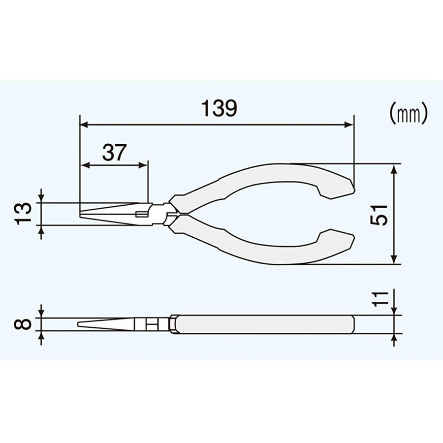 Engineer® PS-01 Long Nose Pliers (Compact, ESD Safe) - The Pi Hut
