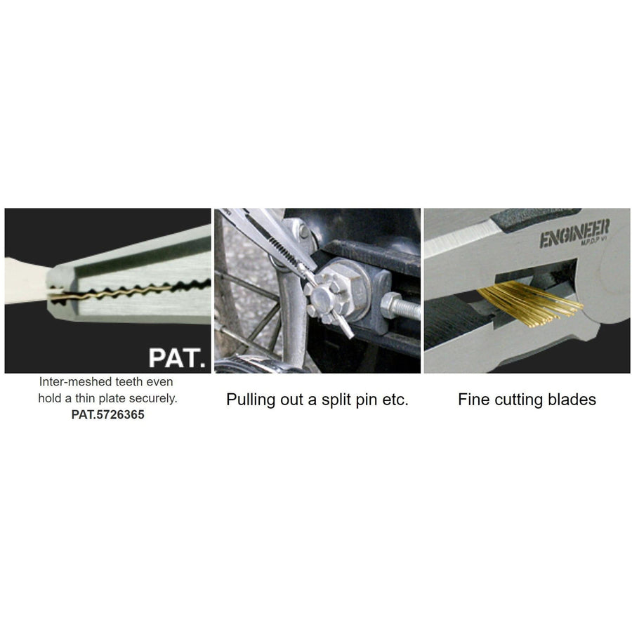 Engineer® PZ-60 Neji-Saurus Long-Nose Screw Removal Pliers - The Pi Hut