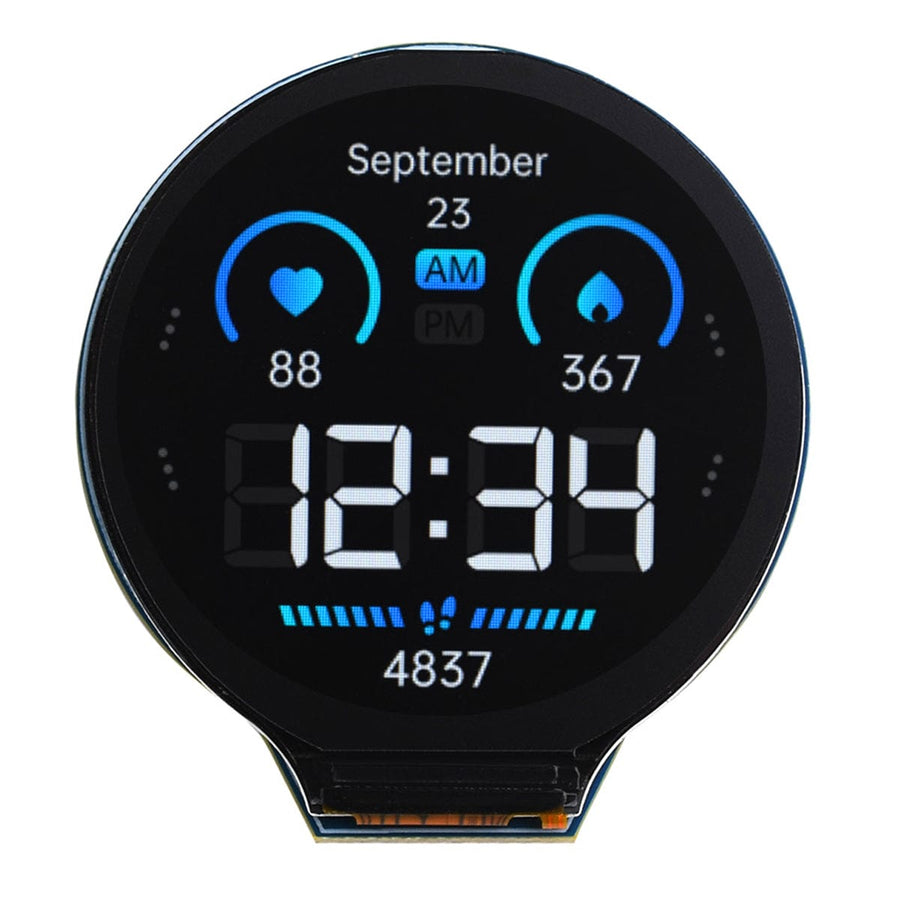 Esp32 S3 Development Board With 128 Ips Round Lcd The Pi Hut