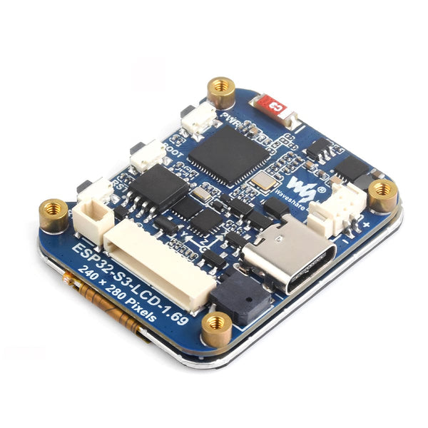 ESP32-S3 Development Board with 1.69" IPS LCD Display (240 x 280) - The ...