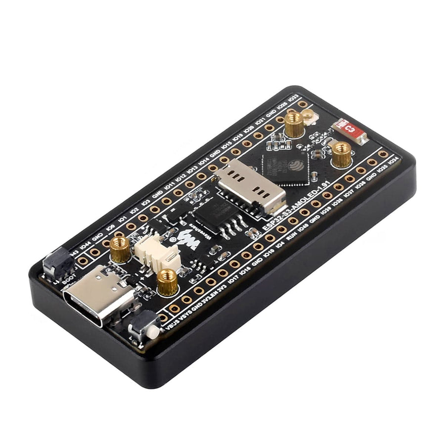 Esp32 S3 Development Board With 1 91 Amoled Display 240 X 536 The Pi Hut