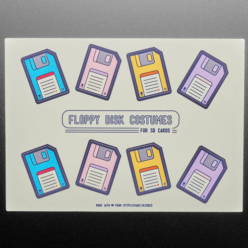 Floppy Disk Costumes for SD Cards - The Pi Hut