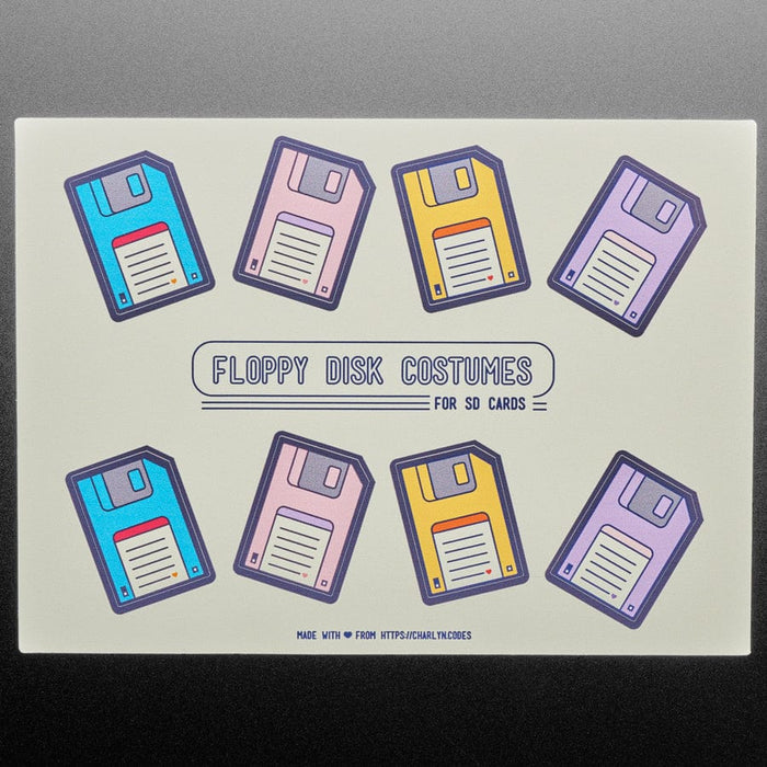 Floppy Disk Costumes for SD Cards - The Pi Hut