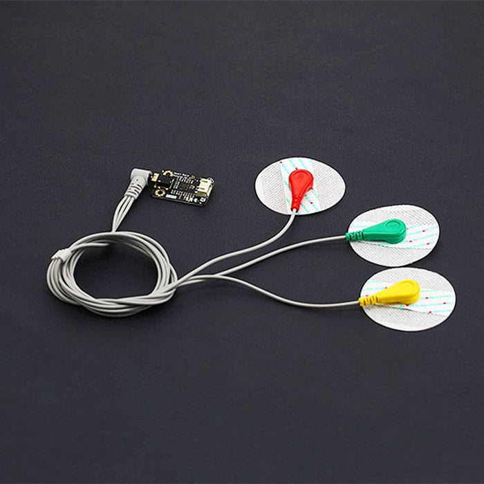 Gravity Analog Heart Rate Monitor Sensor Ecg For Arduino The Pi Hut