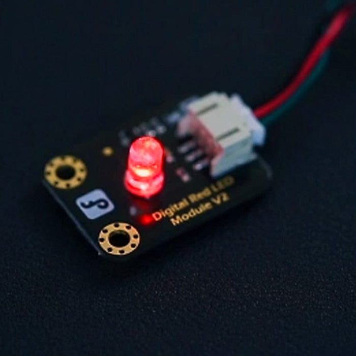 Gravity: Digital Red LED Light Module | The Pi Hut
