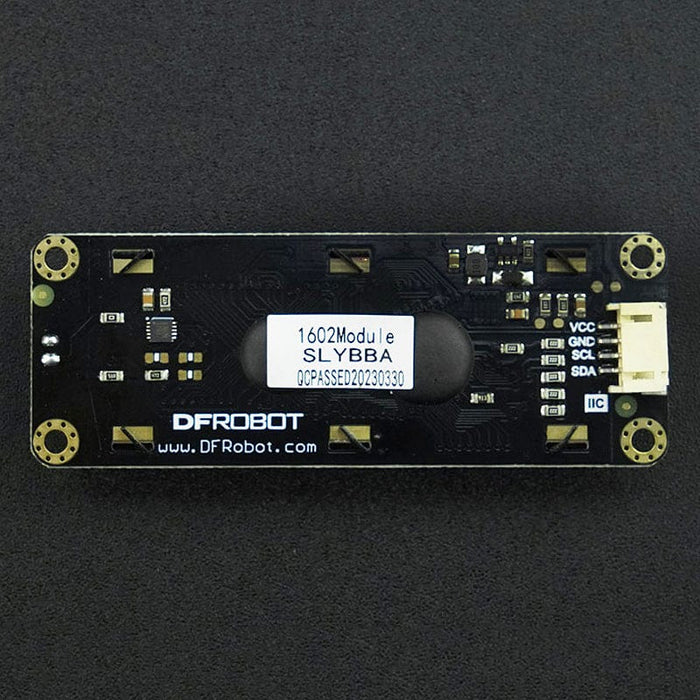 Gravity I2c Lcd1602 Arduino Lcd Display Module Green The Pi Hut 4623