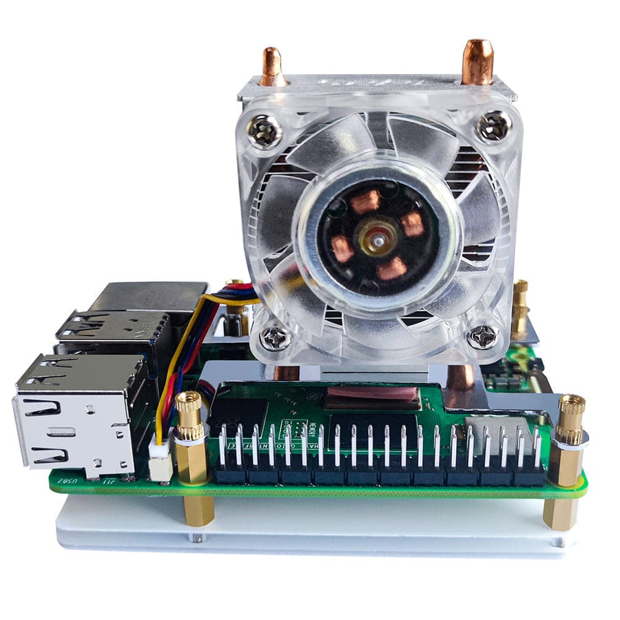 ICE Tower CPU Cooler for Raspberry Pi 5 | The Pi Hut