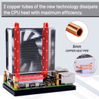 ICE Tower Plus Cooler for Raspberry Pi 5 - The Pi Hut