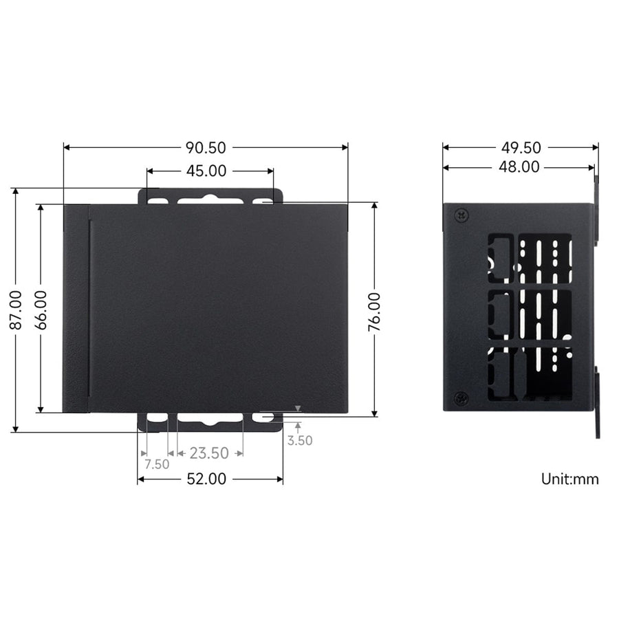 Industrial Grade Metal Case for Raspberry Pi 5 - The Pi Hut