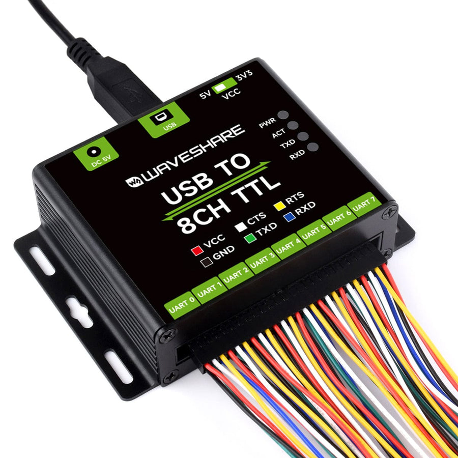 Industrial USB to 8-Channel TTL Converter - The Pi Hut