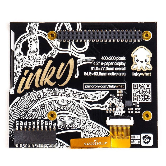 Inky wHAT (Four Colour ePaper/E Ink®/EPD) – Red/Yellow/Black/White ...