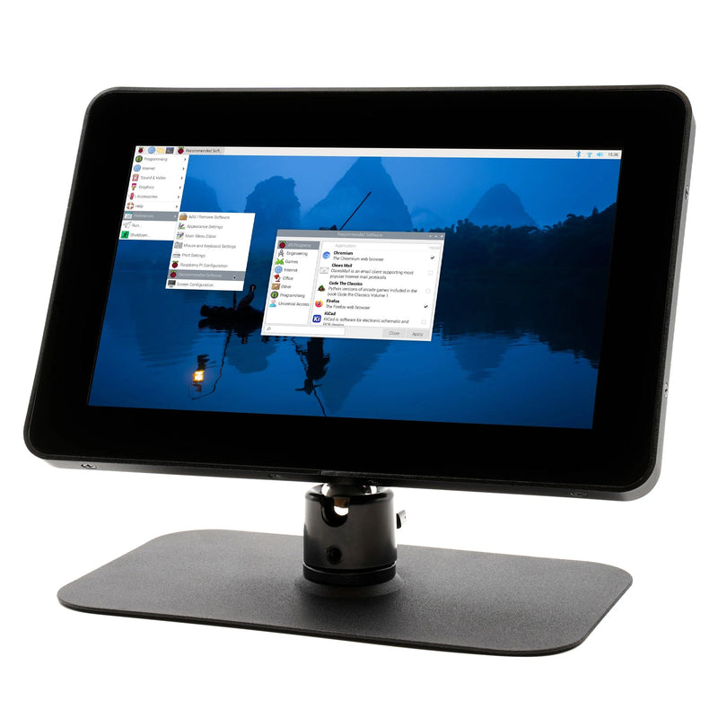 KKSB Display Stand for Raspberry Pi 5 and Touch Display 2 - The Pi Hut