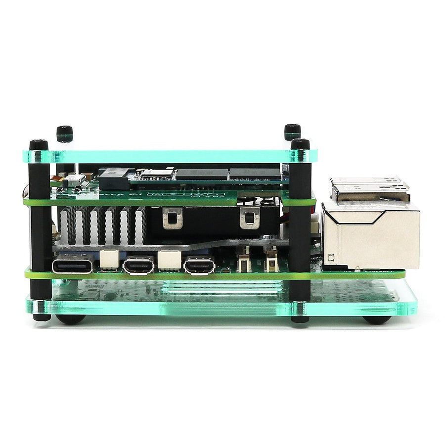 Layer Case for Raspberry Pi M.2 HAT+ & Active Cooler | The Pi Hut