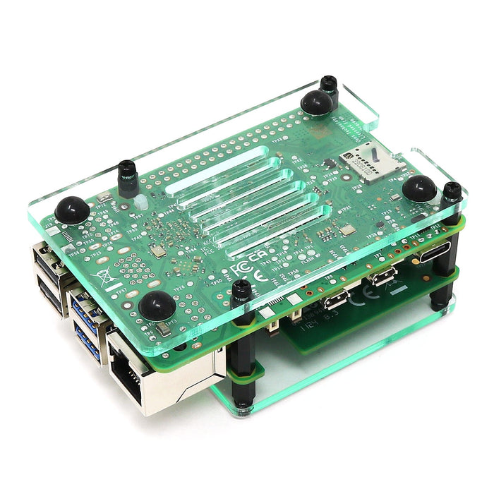 Layer Case for Raspberry Pi M.2 HAT+ & Active Cooler | The Pi Hut
