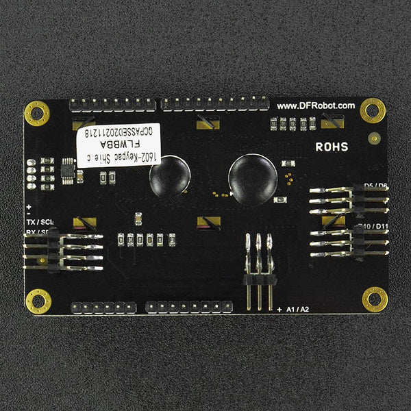 I2C RGB Backlight LCD 16x2 Display Module for Arduino (Black Text ...