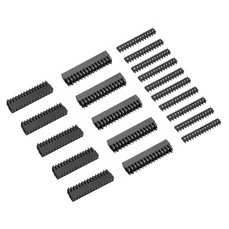 M5Stack 15-Pin 2.54mm M-BUS 13.2 Header Socket Set - 10x Male + 10x ...
