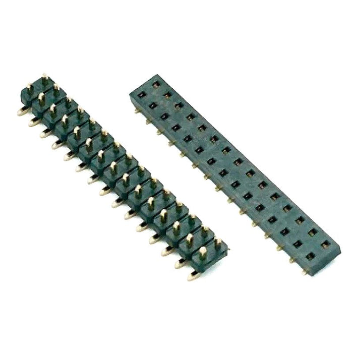 M5Stack 15-Pin 2.54mm M-BUS Header Socket Set - 10x Male + 10x Female ...