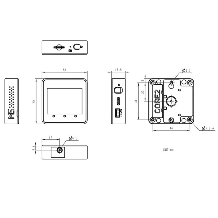 M5Stack Core2 ESP32 IoT Development Kit [Discontinued] - The Pi Hut
