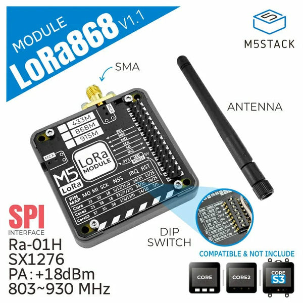 M5Stack LoRa Module (868MHz) v1.1 | The Pi Hut