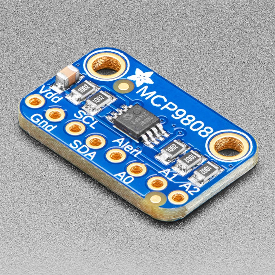MCP9808 High Accuracy I2C Temperature Sensor Breakout Board - The Pi Hut