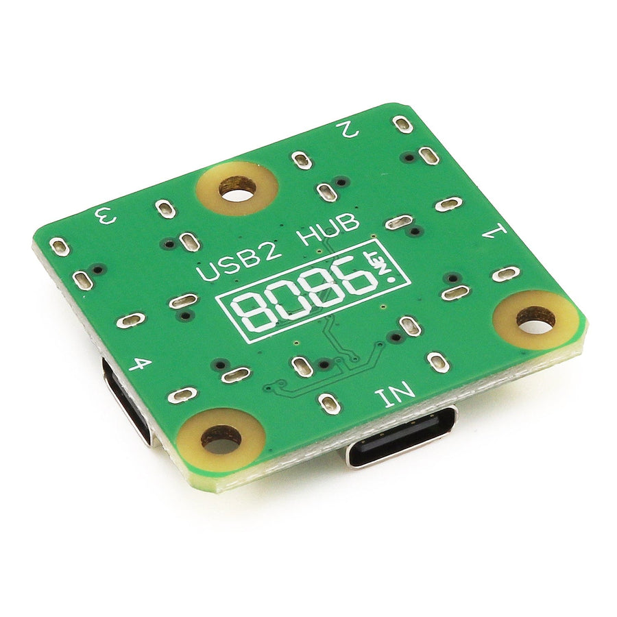 Mini 4-Port USB-C USB 2.0 Hub - The Pi Hut