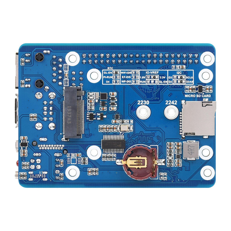 Mini Base Board C For Raspberry Pi Compute Module 4 The Pi Hut