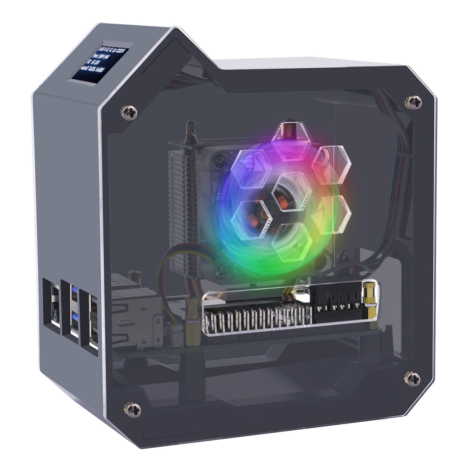 Raspberry Pi Nas Case GeeekPi Raspberry Pi Mini Tower NAS Kit ...