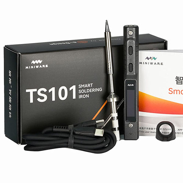 Miniware TS101 Smart Soldering Iron | The Pi Hut