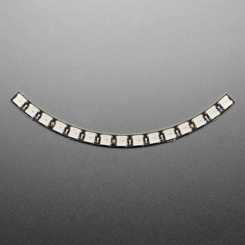 NeoPixel 1/4 60 Ring - 5050 RGB LED w/ Integrated Drivers - The Pi Hut