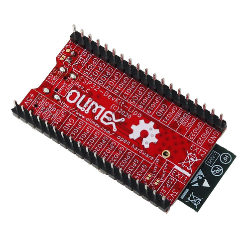 Olimex Esp32 Devkit Lipo Esp32 Development Board The Pi Hut