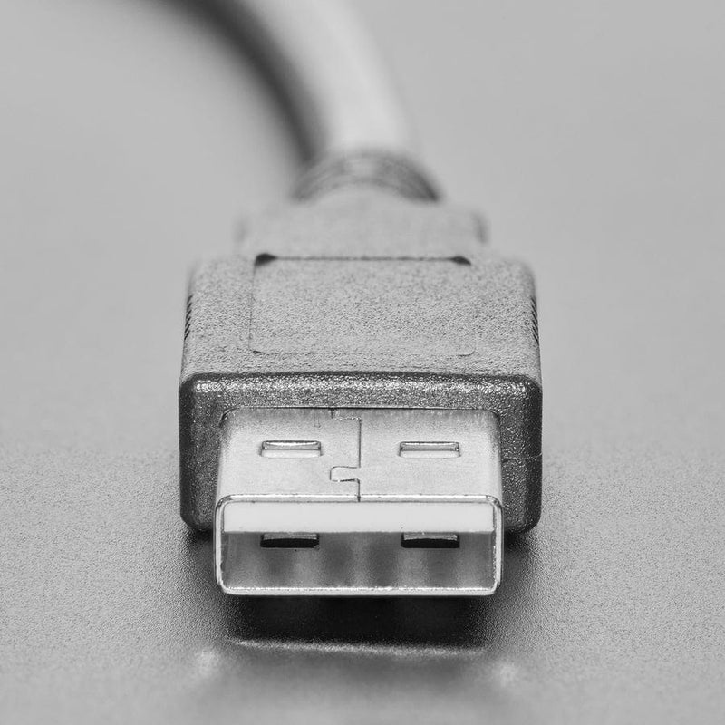 Panel Mount USB Cable - USB A Plug to USB A Right Angle Socket - 30cm ...