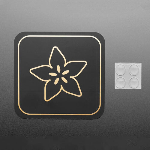 PCB Coaster with Gold Adafruit Logo - The Pi Hut