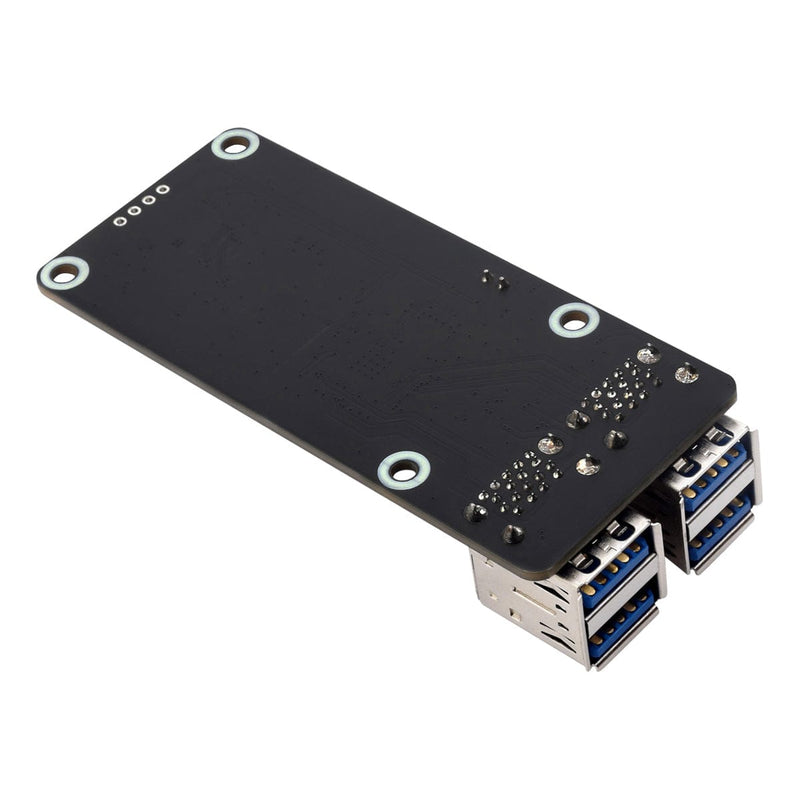 PCIe to 4-Channel USB 3.2 Gen1 Board (C) for Raspberry Pi 5 - The Pi Hut