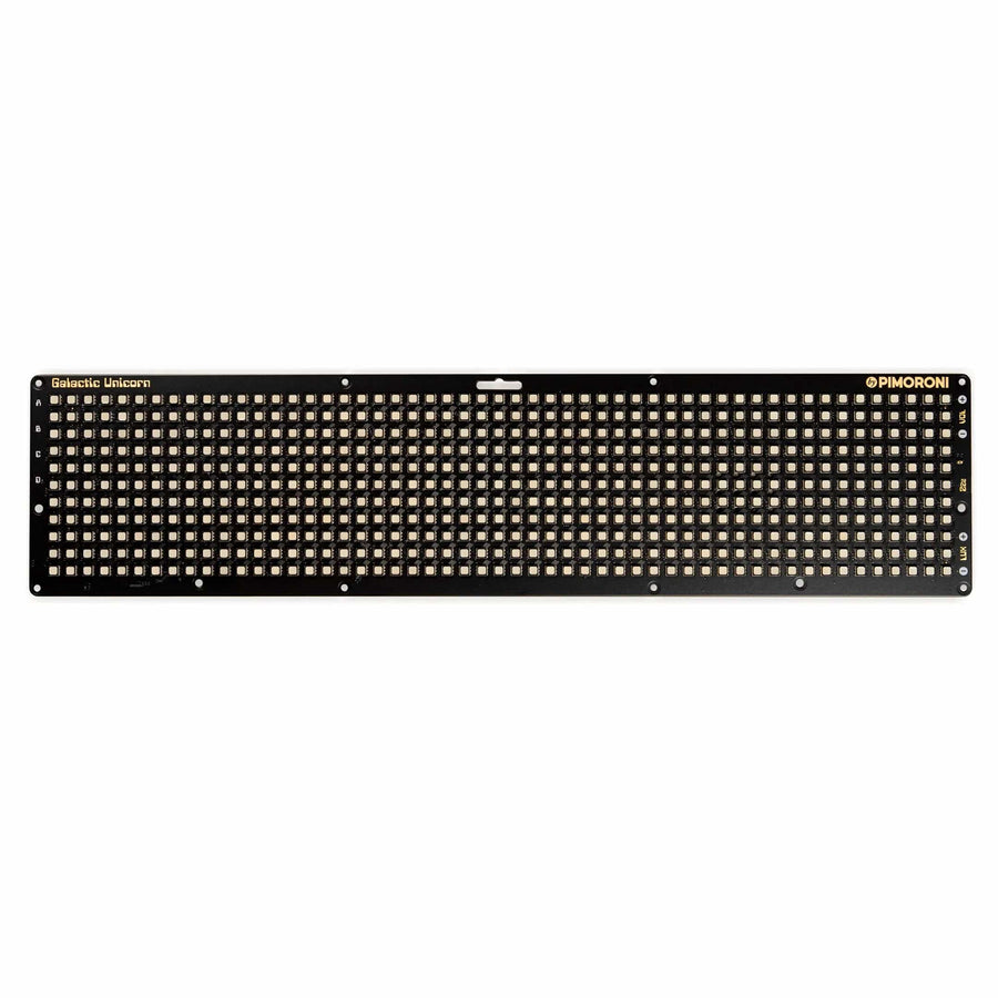 Pico W Smart LED Matrix – Galactic Unicorn (53x11 - 583 pixels) - The ...