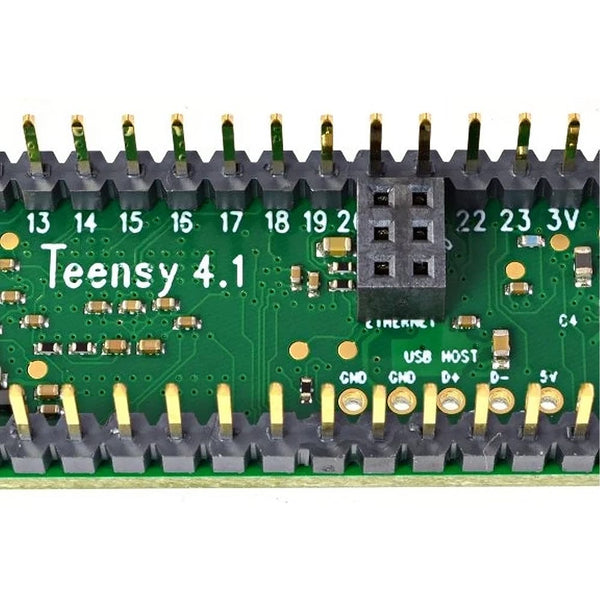 Pin Header and Socket for Teensy 4.1 Ethernet (6-pin 2mm Spacing) - The ...