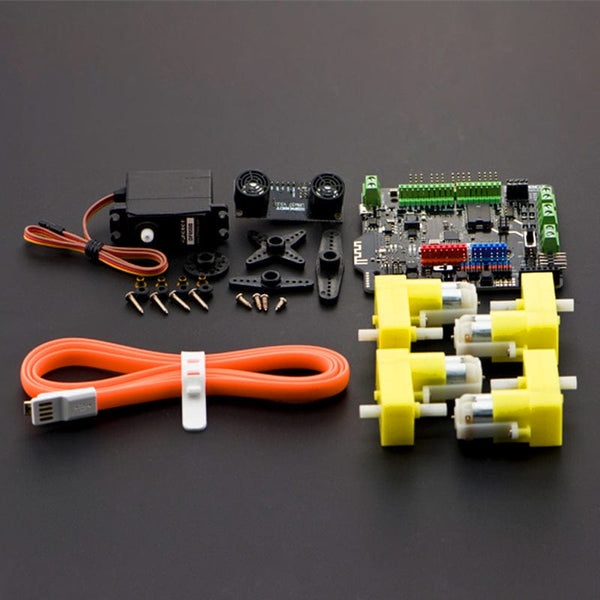 Pirate: 4WD Mobile Robot Kit for Arduino with Bluetooth 4.0 ...