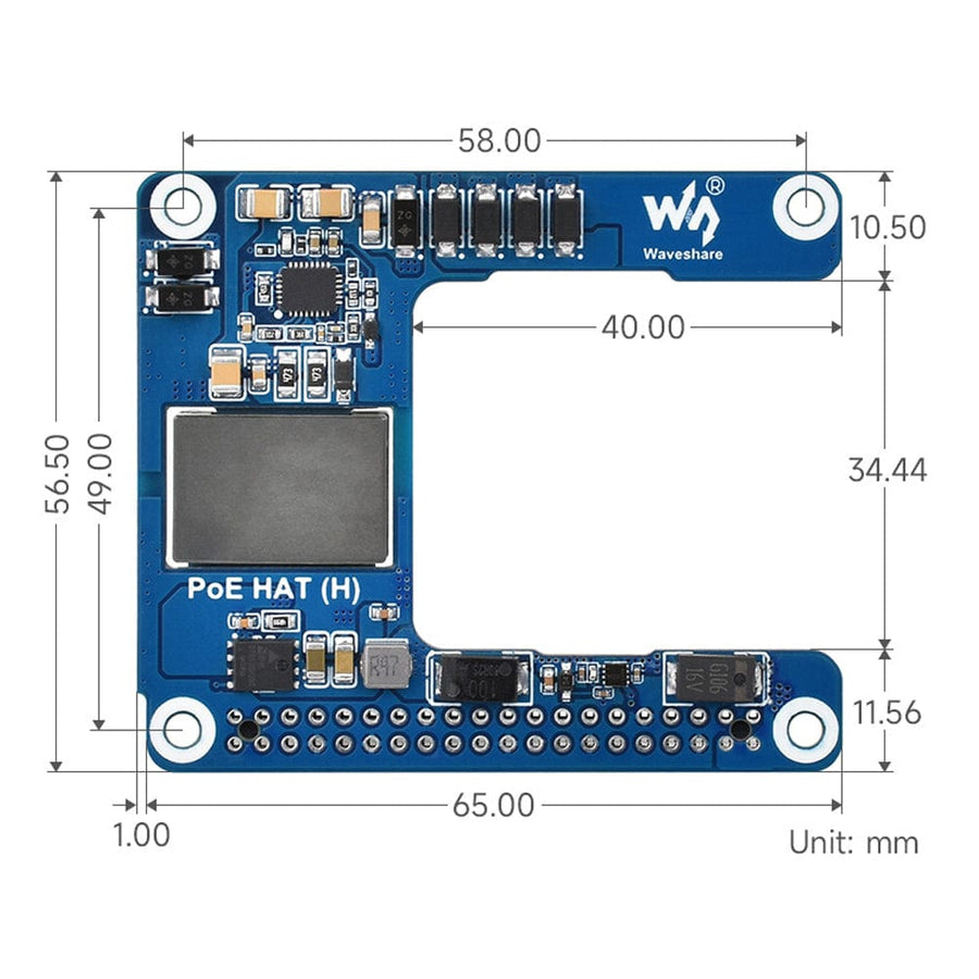 PoE HAT (H) for Raspberry Pi 5 and CM5 - The Pi Hut
