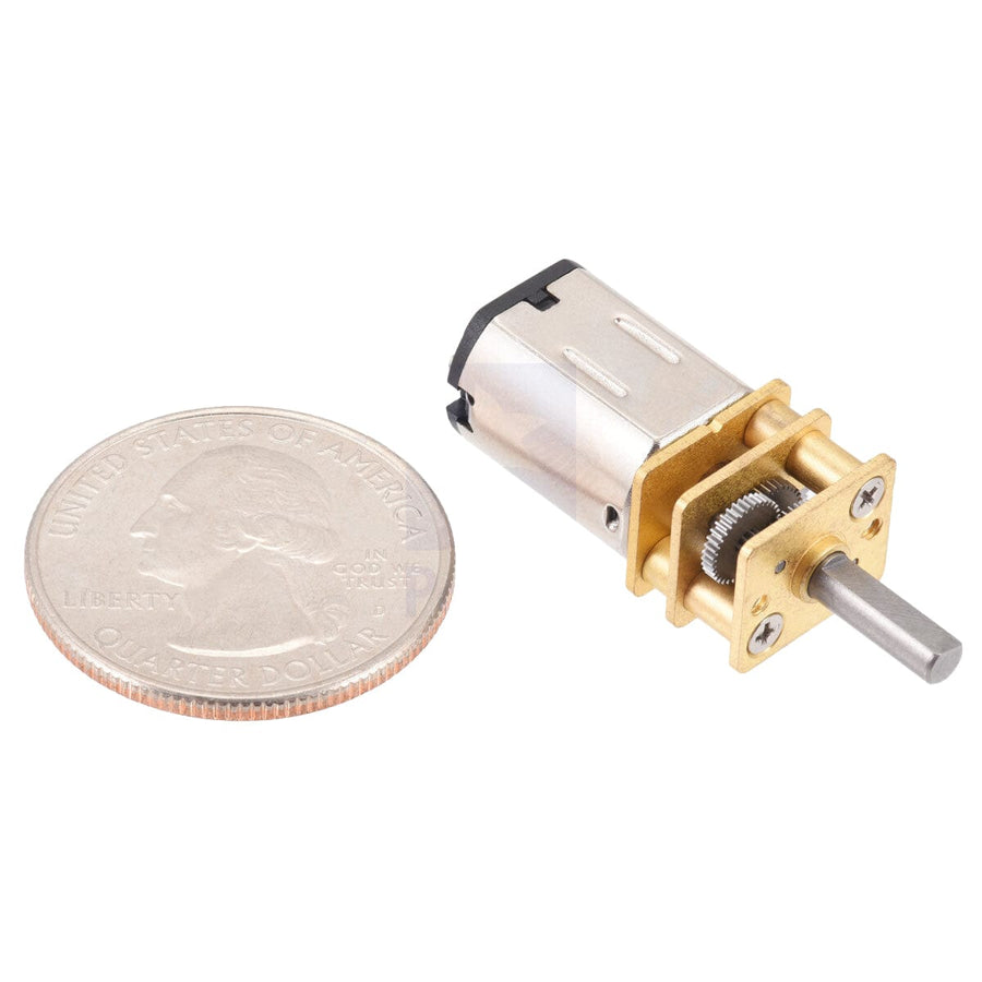 Pololu High-Power 10:1 6V Micro Metal Gearmotor with Extended Motor ...