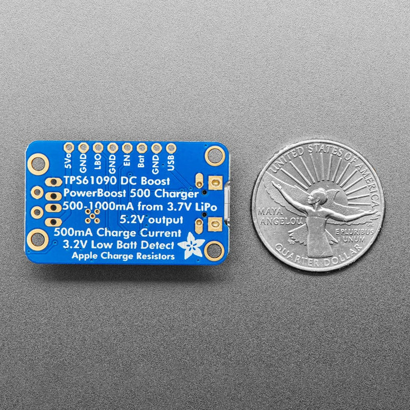 PowerBoost 500 Charger - Rechargeable 5V Lipo USB Boost @ 500mA+ - The ...