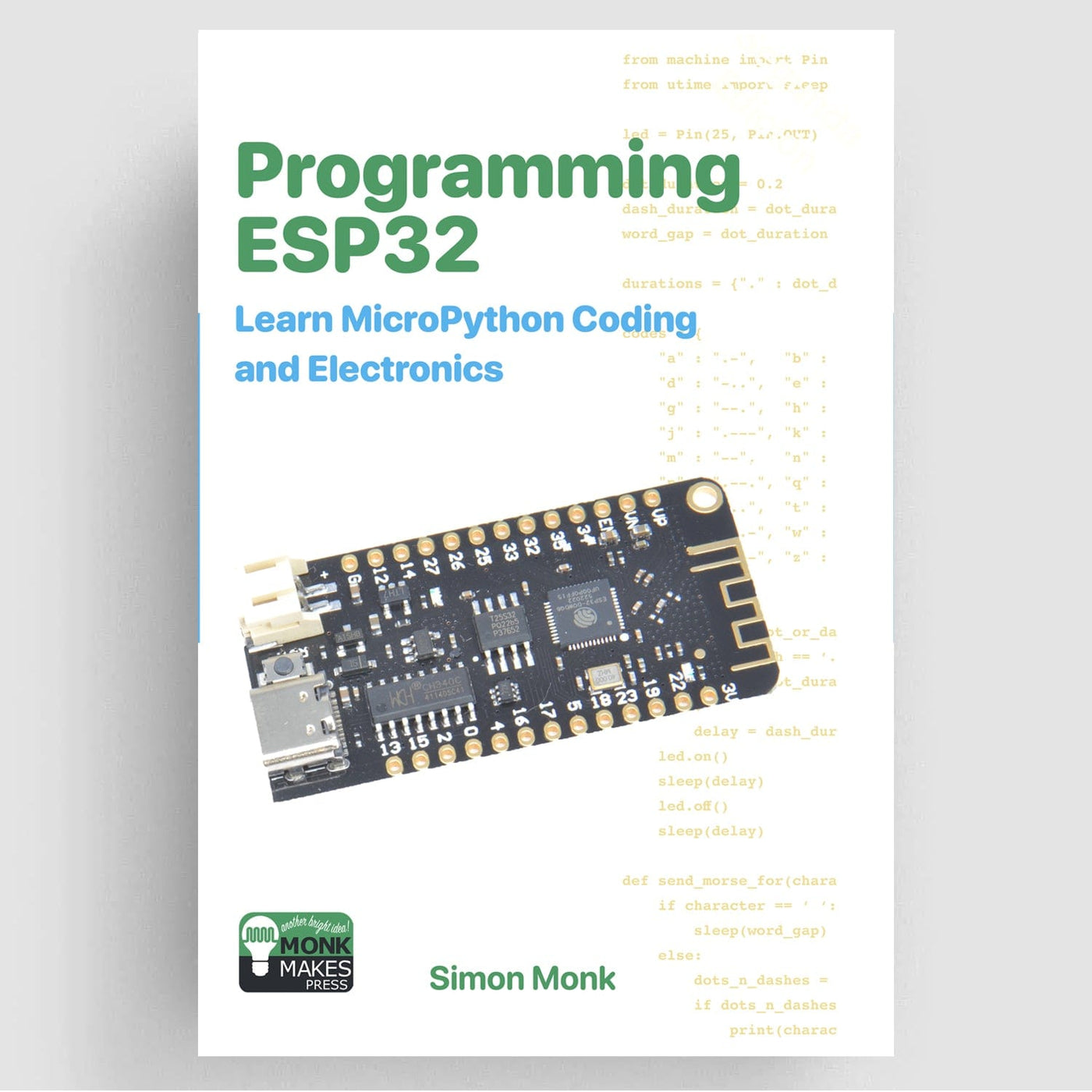 Programming ESP32 by Simon Monk | The Pi Hut