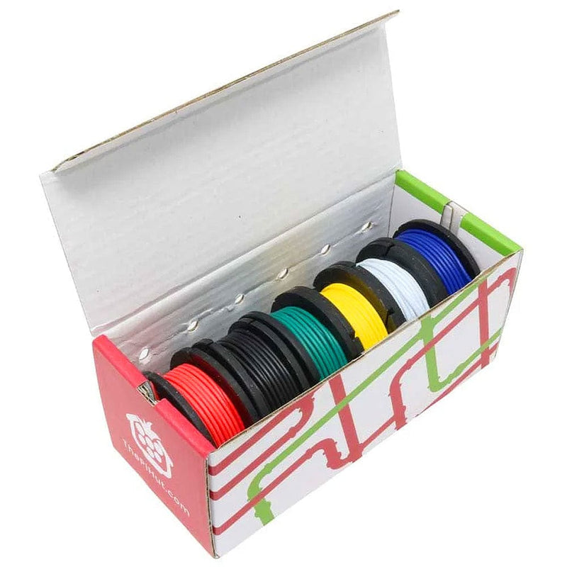 Prototyping Wire Spool Set - 6 Spool Solid Core - The Pi Hut