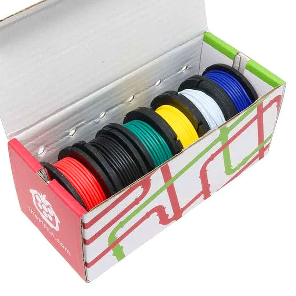 Prototyping Wire Spool Set - 6 Spool Solid Core - The Pi Hut