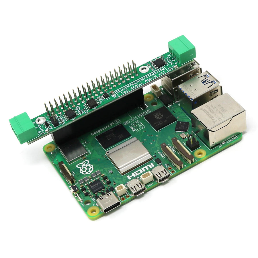 RS485 and RS232 Stackable HAT for Raspberry Pi | The Pi Hut