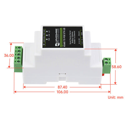 RS485 to RJ45 Ethernet Module with PoE - The Pi Hut