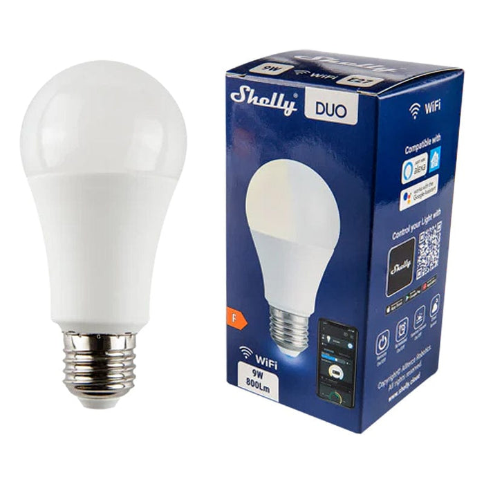 Shelly Duo - E27 Dimmable Smart Bulb - The Pi Hut