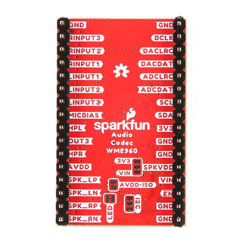 SparkFun Audio Codec Breakout - WM8960 with Headers - The Pi Hut