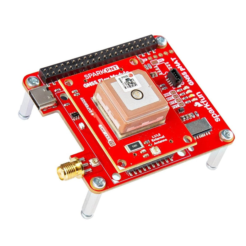 SparkFun GNSS Flex pHAT - DAN-F10N - The Pi Hut